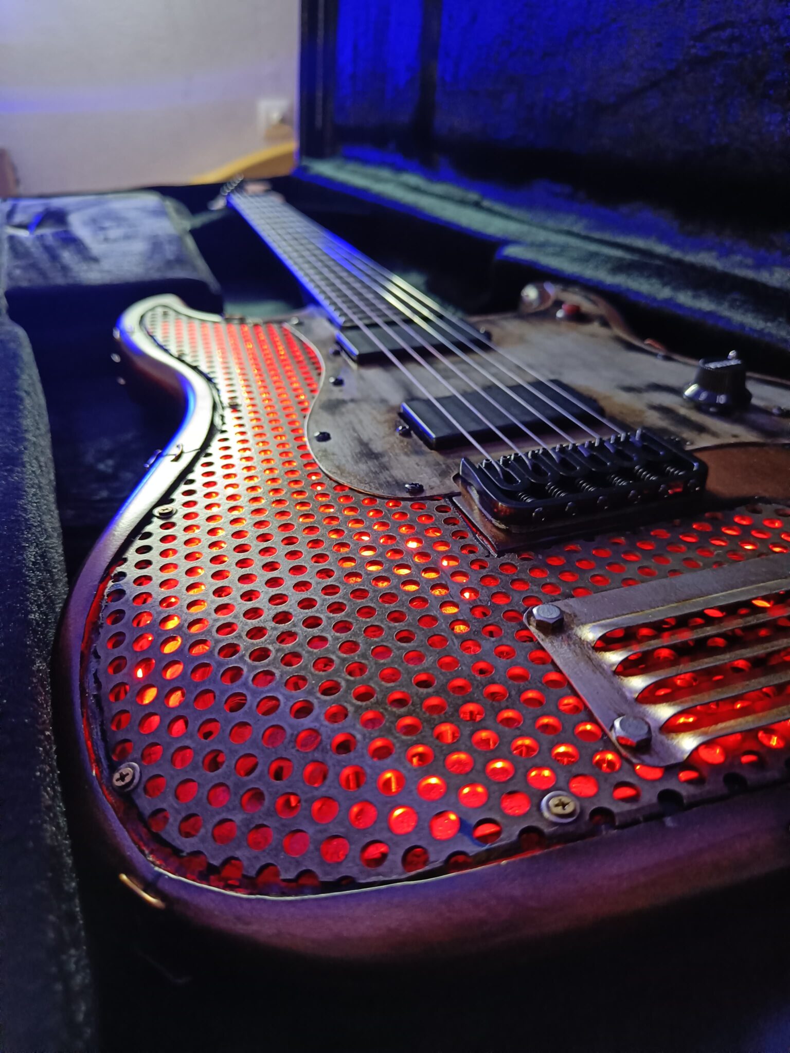 Stratocaster Mad Max LED Custom Shop - Custom Guitar Builder Online